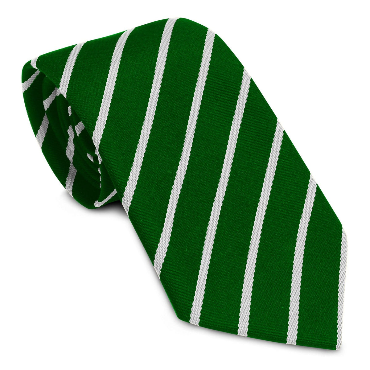Bottle/ White Single Stripe Tie | School Striped Ties (5402-9104 ...