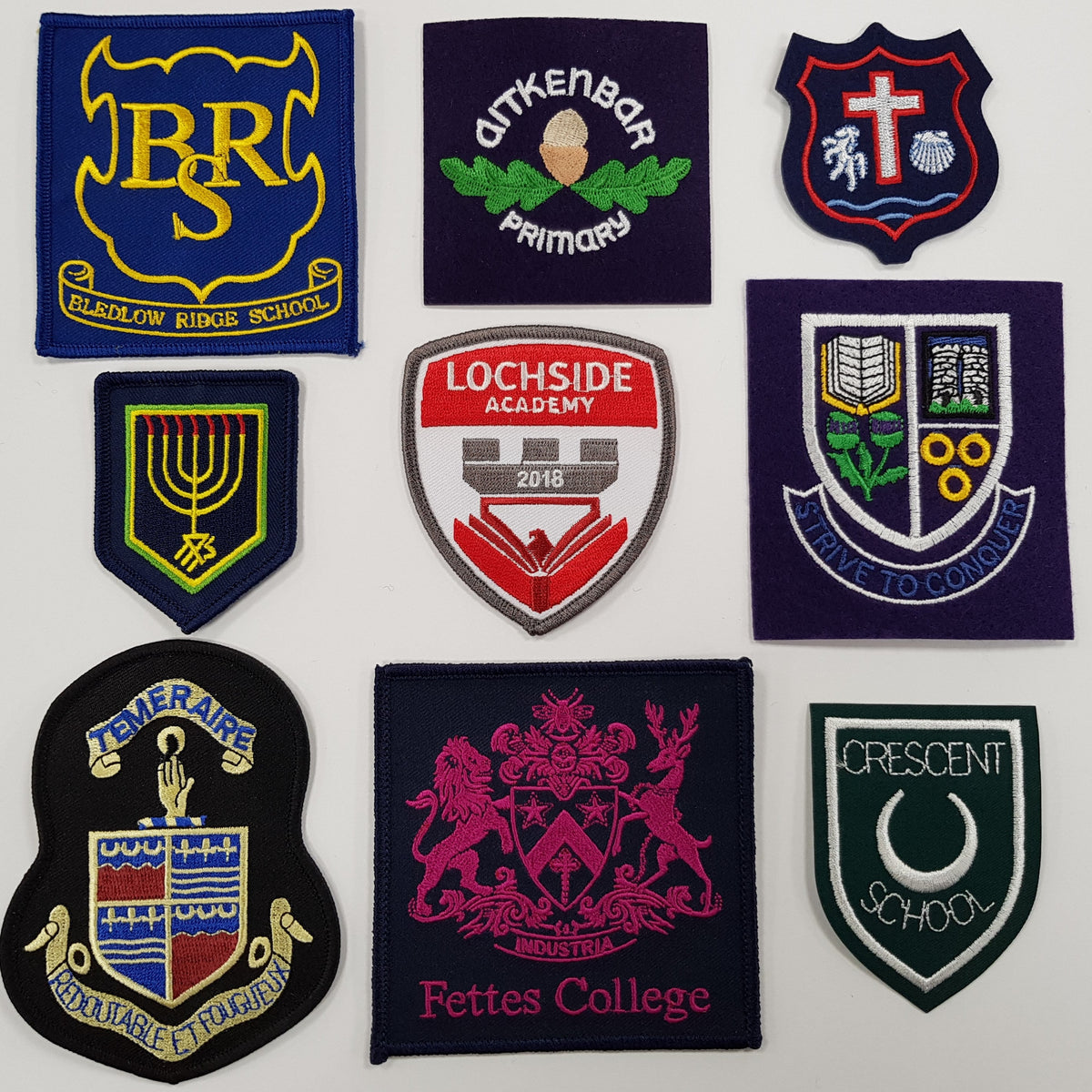 Embroidered Badges- Ideal for organisations such as car racing, rescue ...